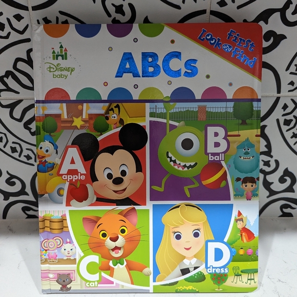 Disney | Other | Abcs My First Look And Find Soft Hardcover I Spy Seek ...